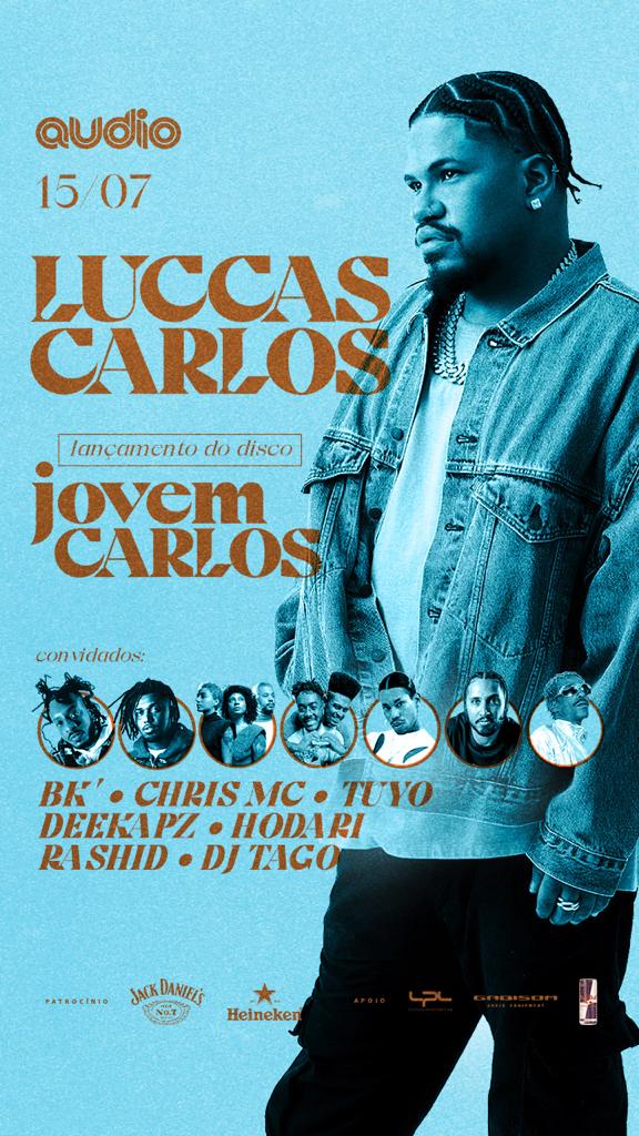 Luccas Carlos apresenta álbum “jovemCARLOS” na Audio, em São Paulo ...