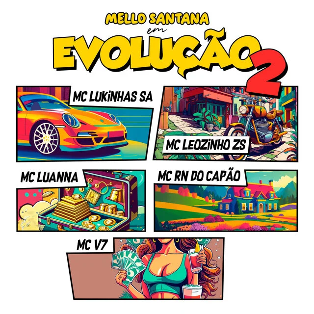 Mello Santana lança “Evolução 2”, com MC Lukinhas SA, MC Luanna, MC RN ...